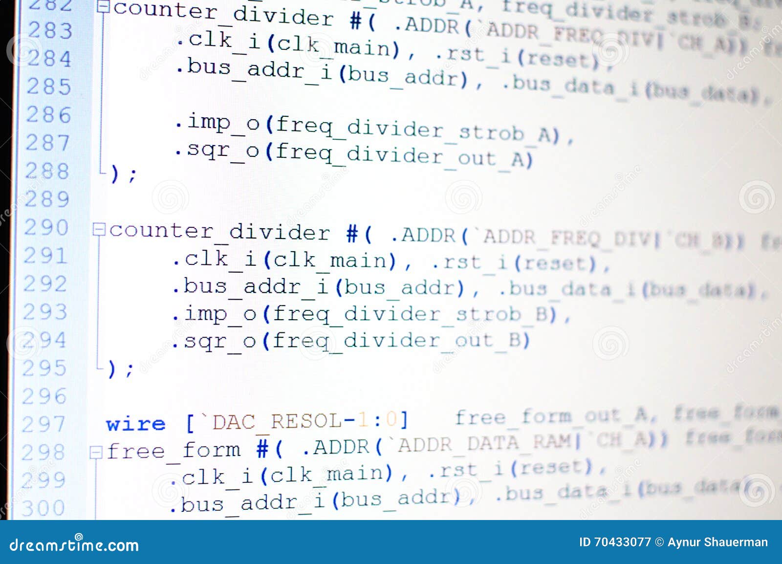 Program Code with Line Numbering Stock Image - Image of abstract ...