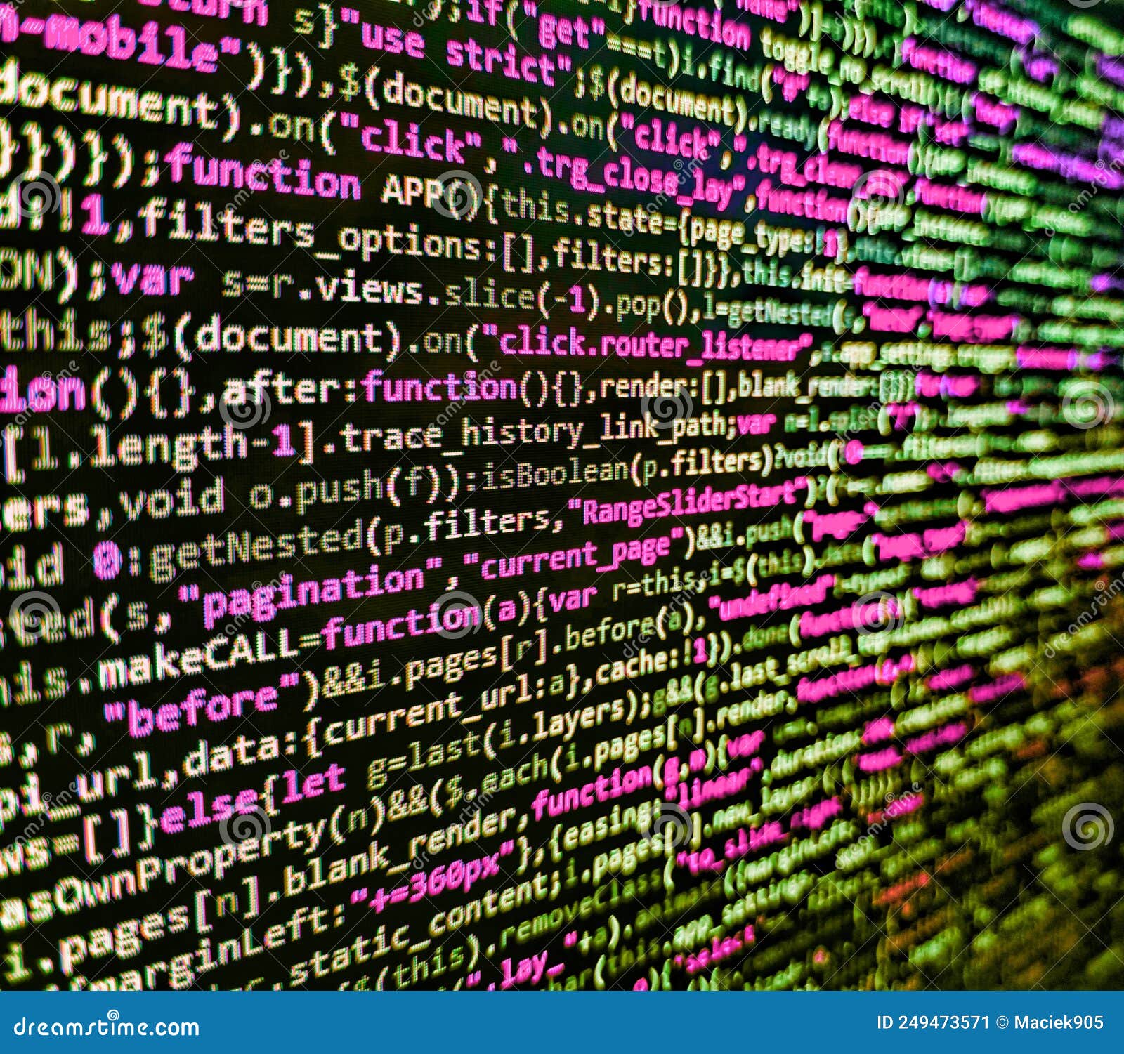 Program Code Php Html Css Of Site Php Language And Coding Function Developer Software