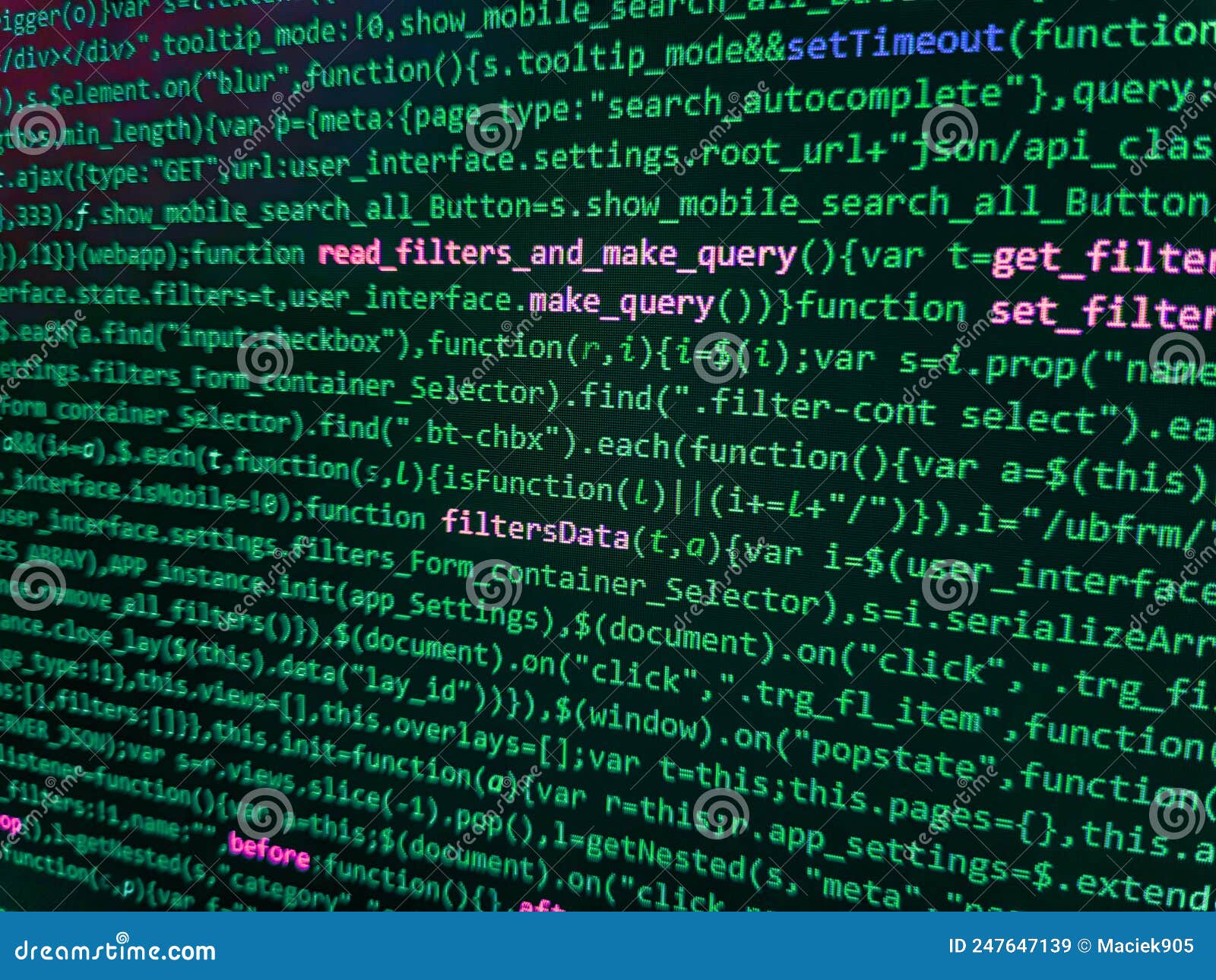 Program Code Php Html Css Of Site Mobile App Developer Stock Image Image Of Business Browser 0280