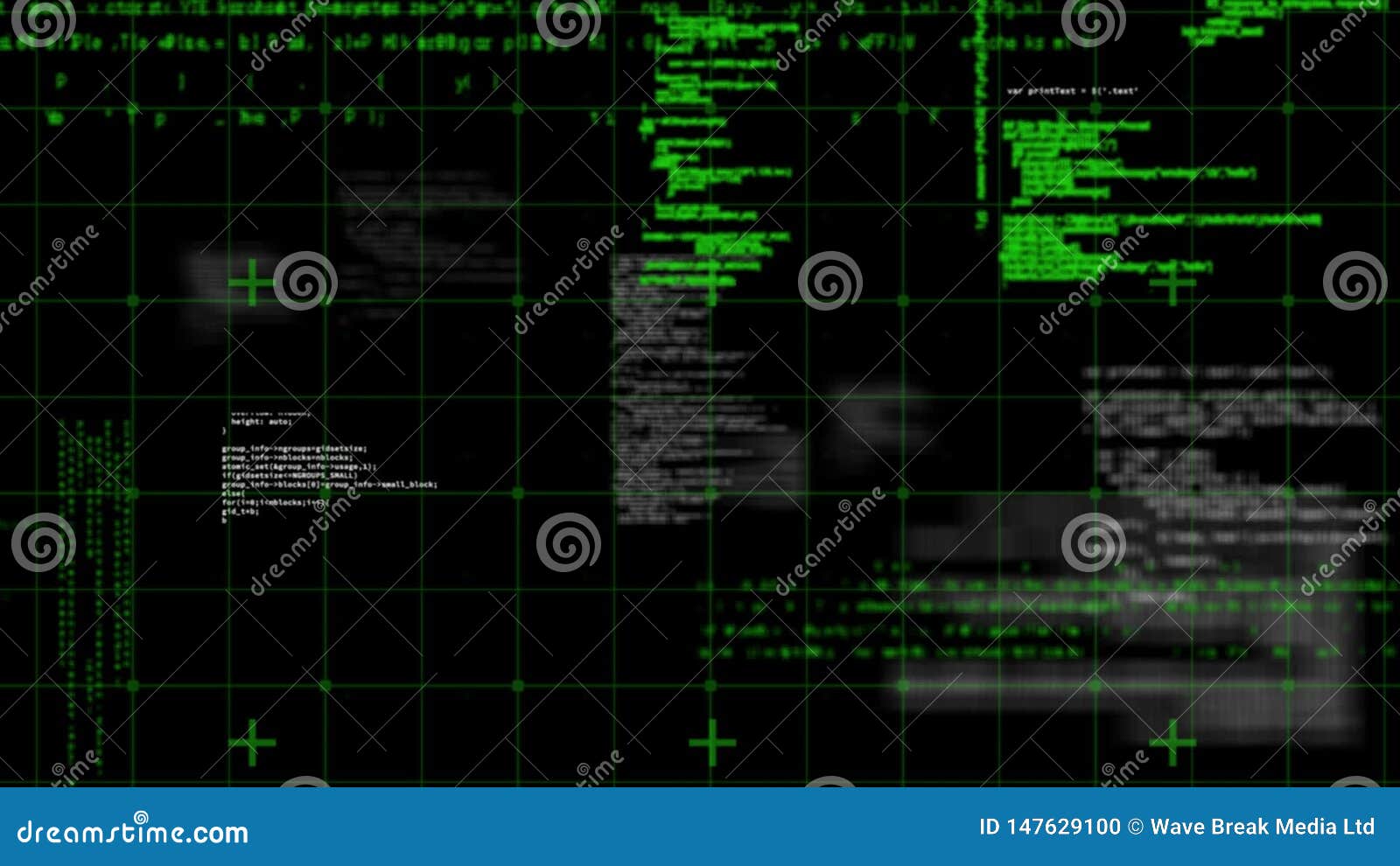 Program Codes and Square Patterns Stock Footage - Video of javascript ...