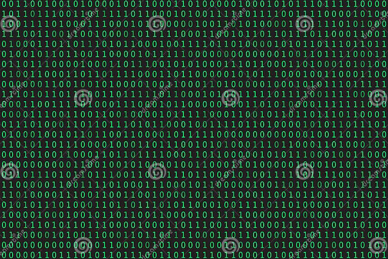 Program Datum Background Green Programming Binary Coding Stock Vector Illustration Of Program