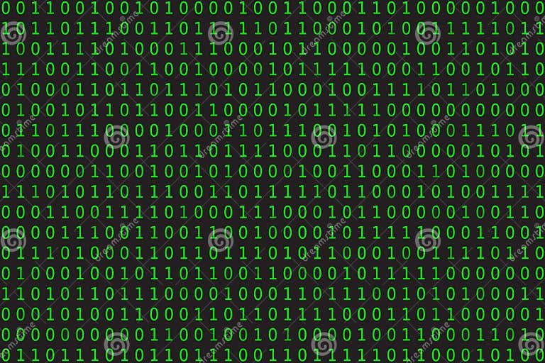 Program Datum Background Green Programming Binary Coding Stock Vector 6914