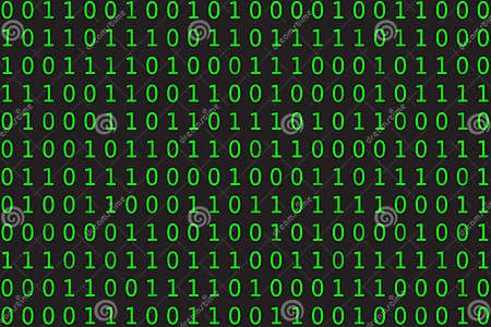 Program Datum Background. Green Programming Binary Coding Stock Vector - Illustration of ...