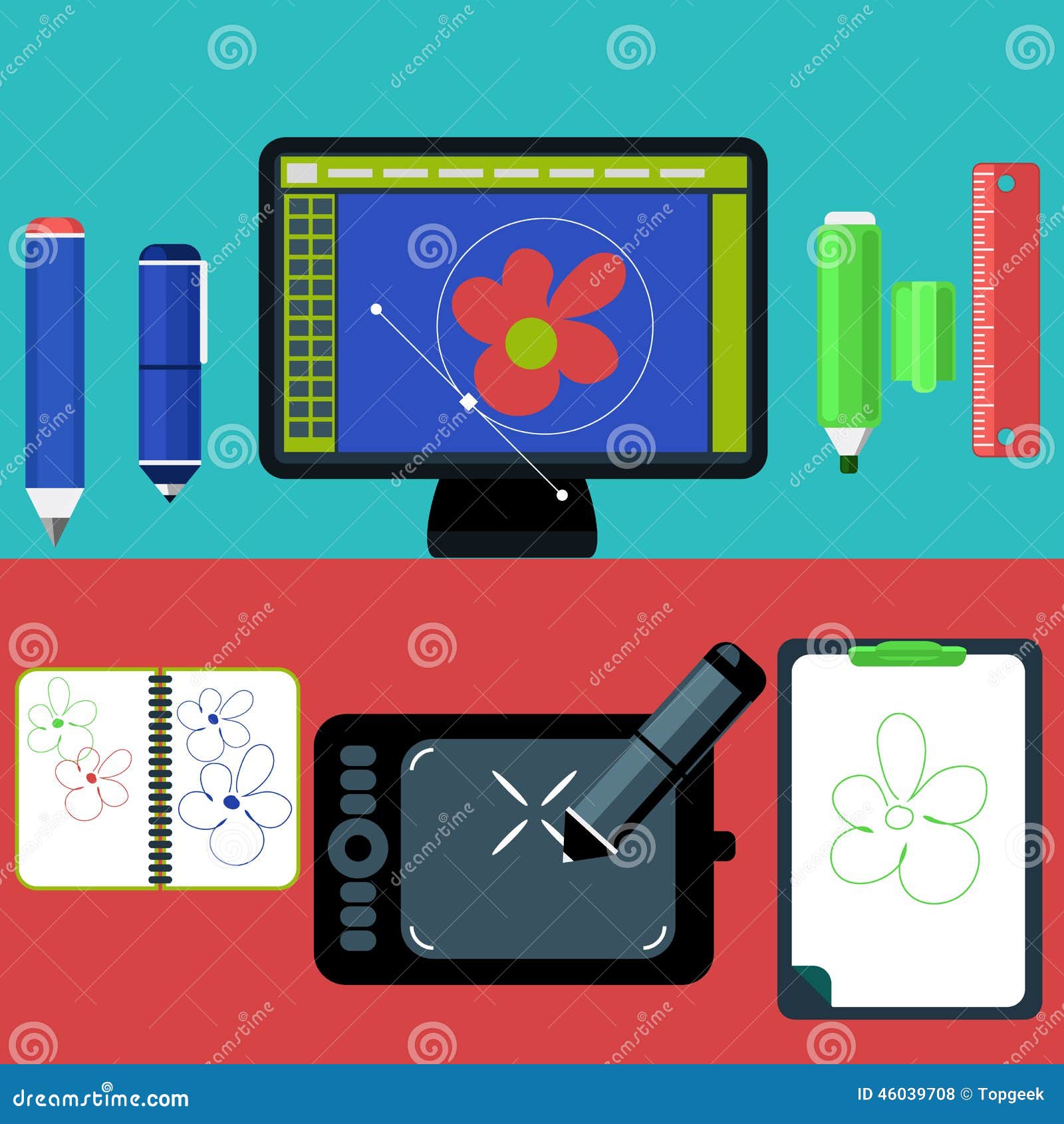 Program for Design and Architecture. Stock Vector - Illustration of ...