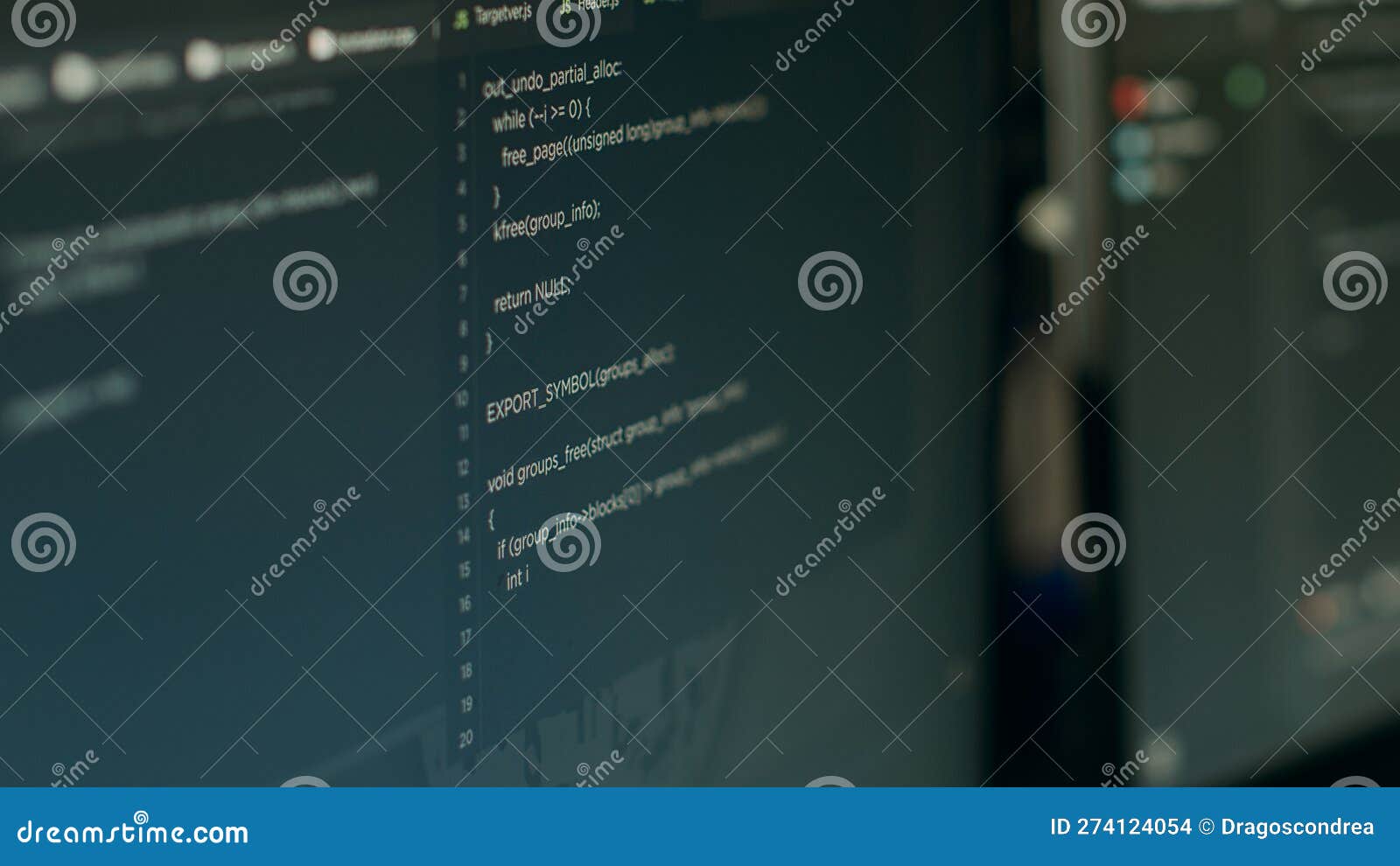 Program Development with Data on Terminal Window Stock Photo - Image of security, computing ...