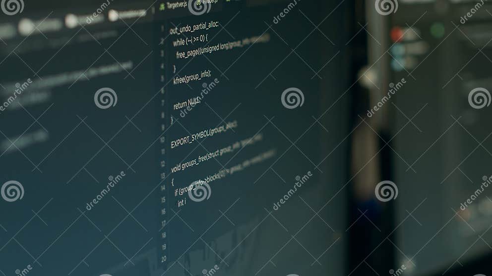 Program Development with Data on Terminal Window Stock Photo - Image of security, computing ...