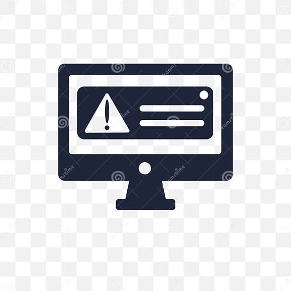 Program Error Transparent Icon. Program Error Symbol Design from Stock ...