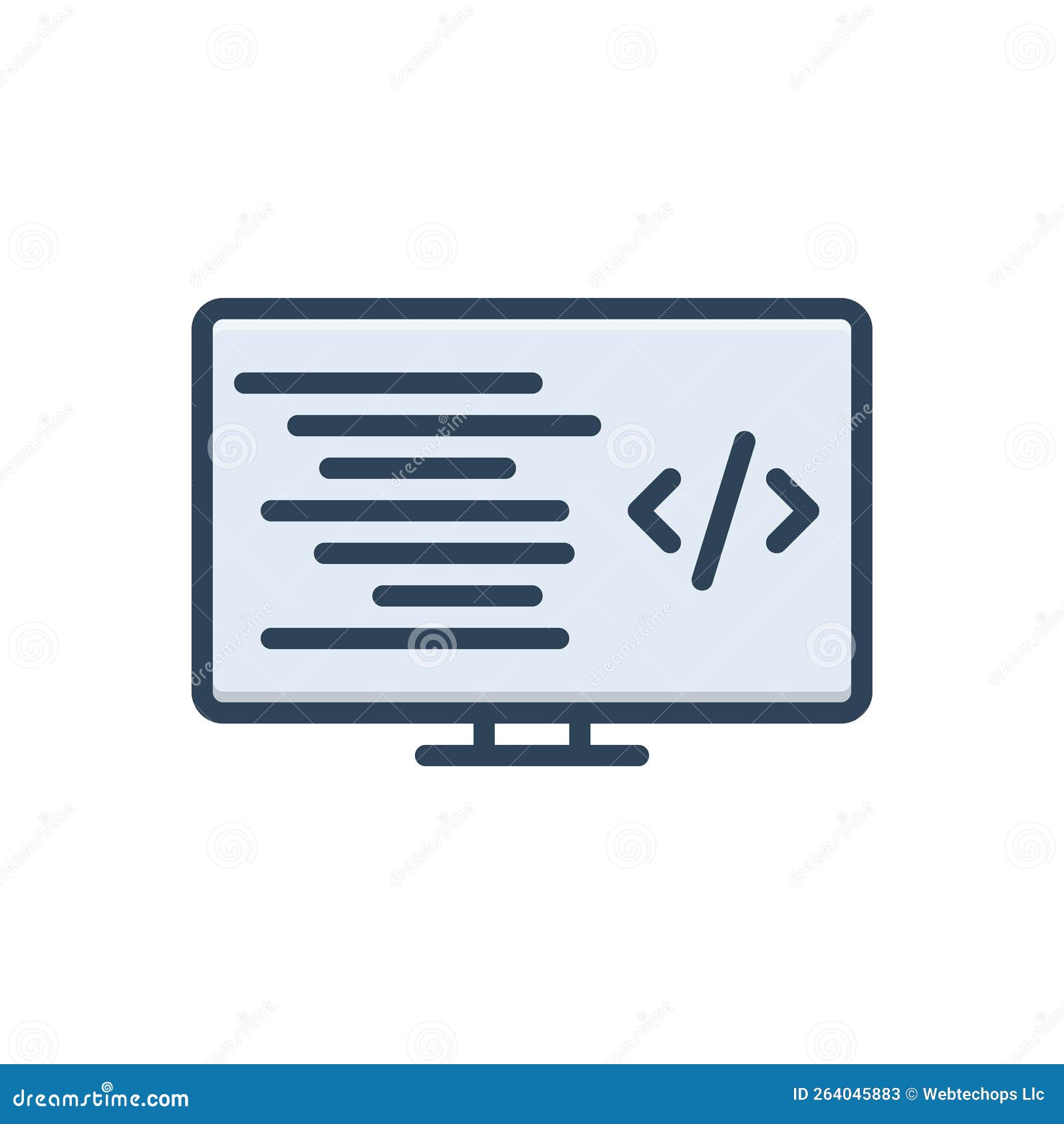 Color Illustration Icon for Program, Schedule and Coding Stock Vector ...