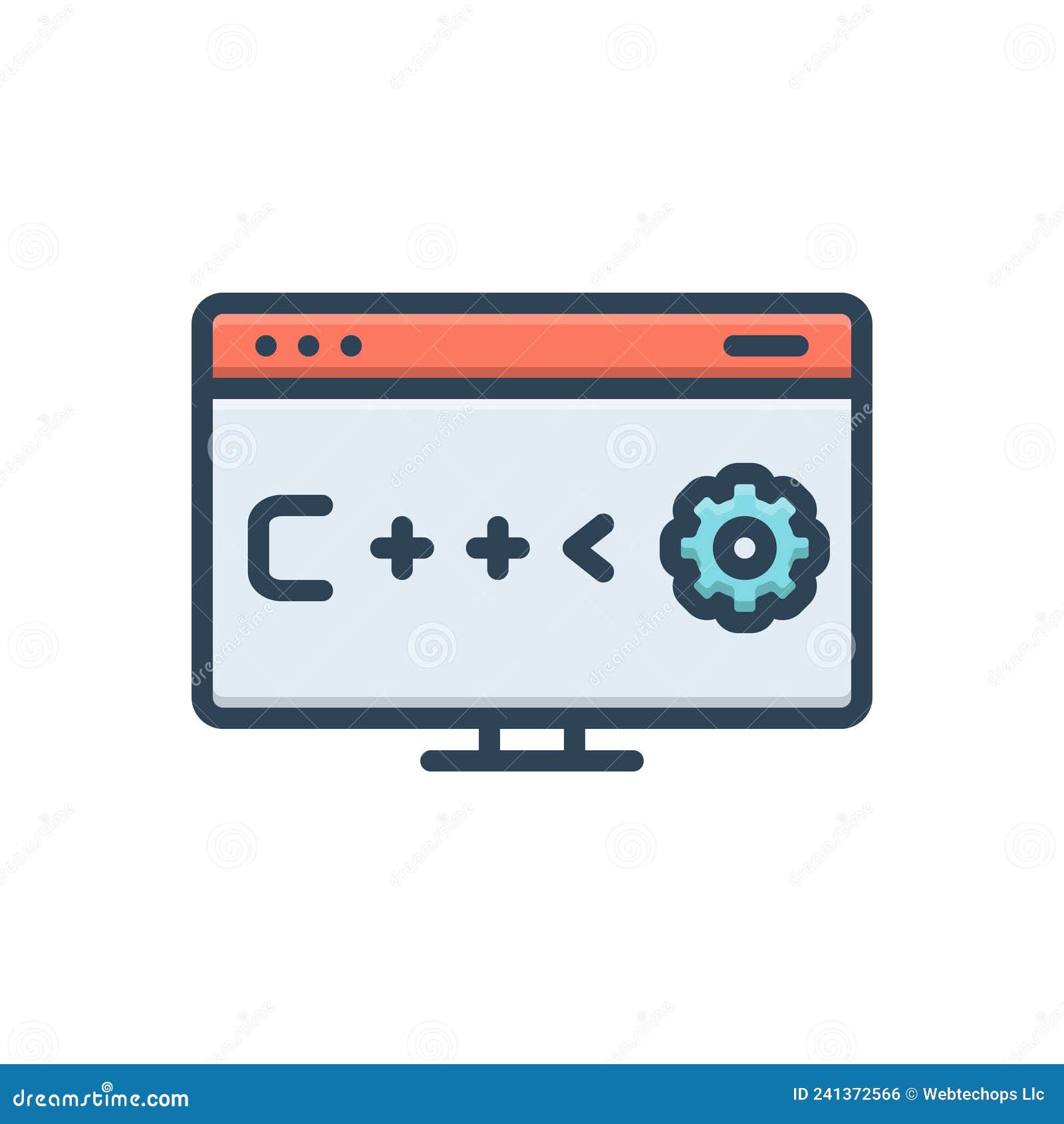 Color Illustration Icon for Program, Plan and Website Stock ...