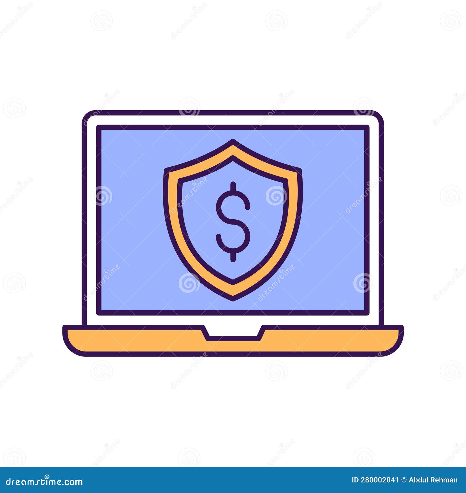 Program Installation Outline with Colors Fill Vector Icon that Can ...