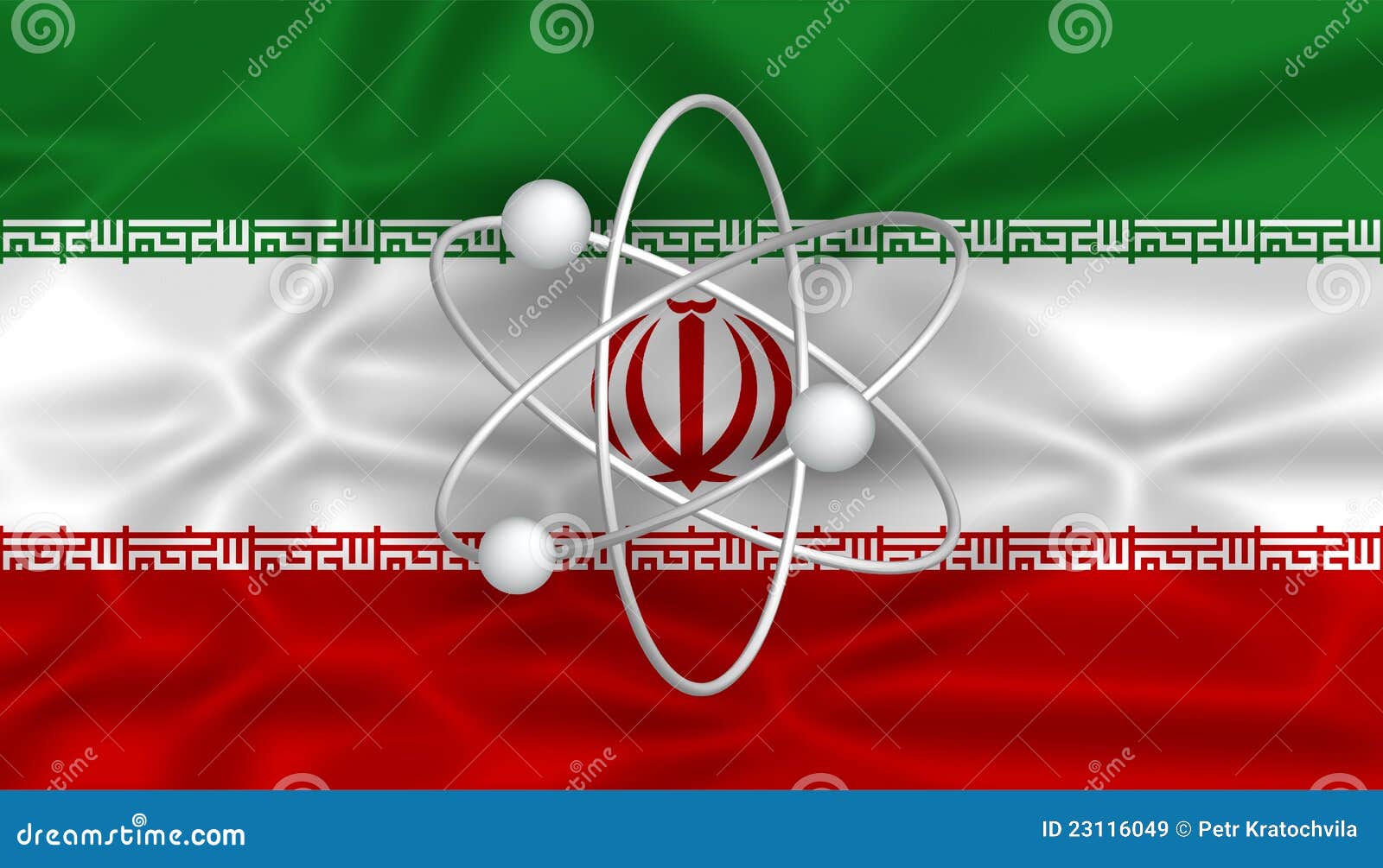 Programa nuclear iraní stock de ilustración. Ilustración de molecular ...