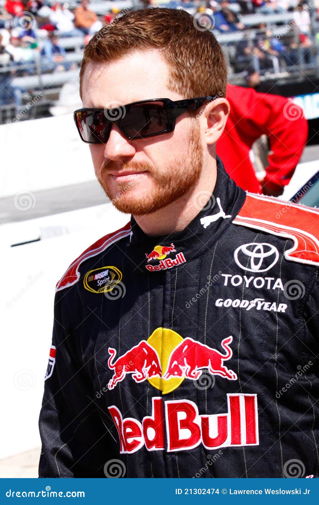 Programa Piloto Brian Vickers De NASCAR Imagen de archivo editorial ...