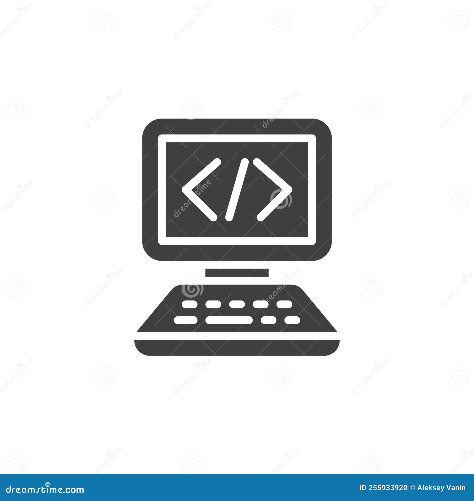 Programing Coding Process On Terminal Control Panel Data Processing Panel With Grid Line Over