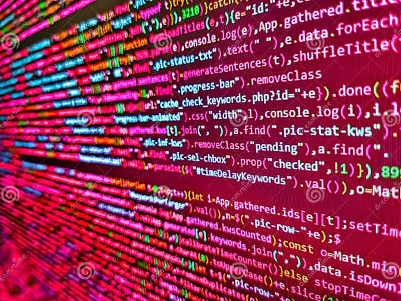 Programing. Computer. Big Data Concepts Working in Cyberspace ...