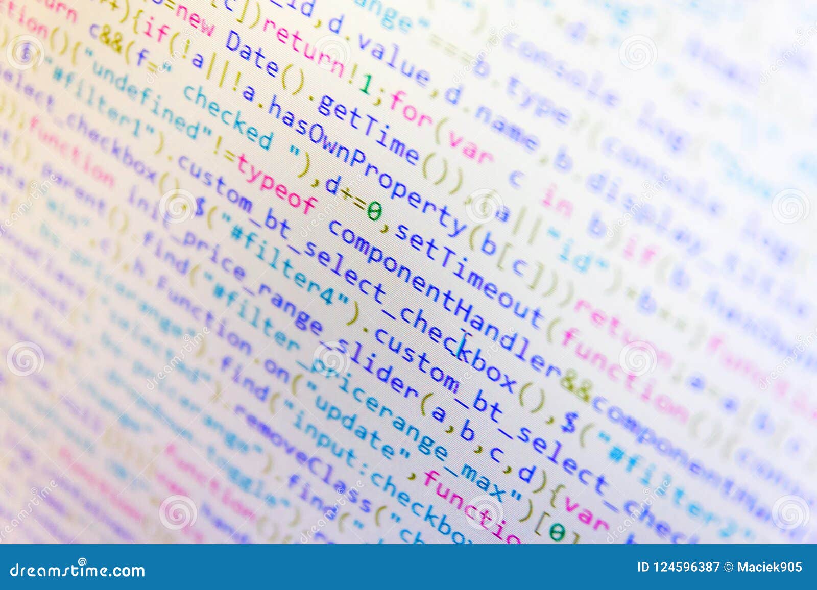Programing Workflow Abstract Algorithm Concept Stock Image Image Of Operation Computer