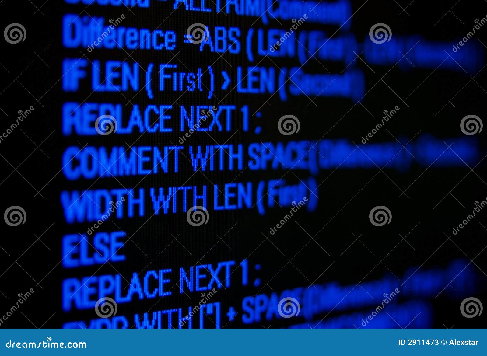 Programm code stock image. Image of network, communication - 2911473