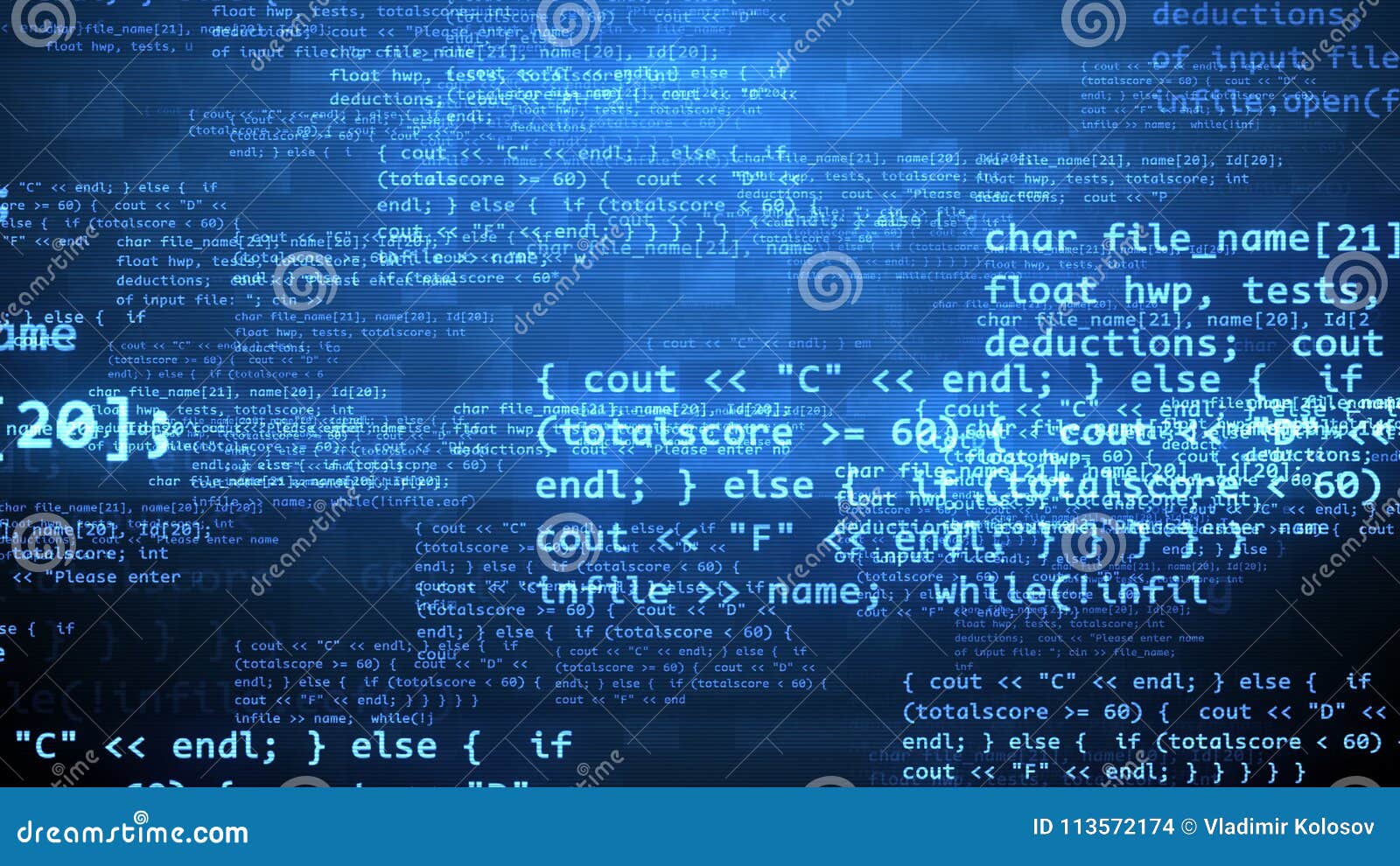 Programma Di Codifica Con I Simboli Di Crittografia Illustrazione di Stock - Illustrazione di ...