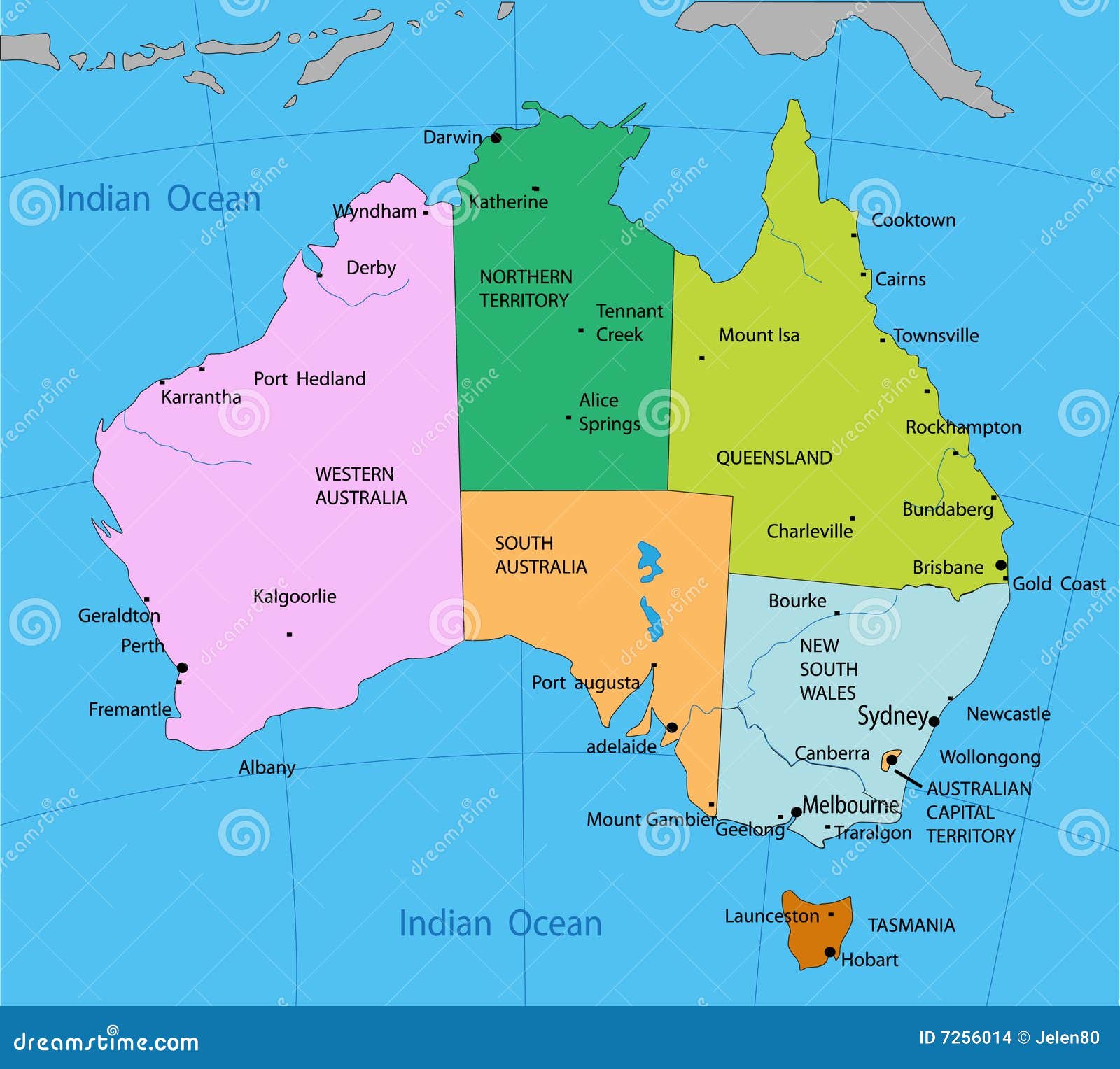 Programma Politico Dell'Australia Illustrazione Vettoriale ...