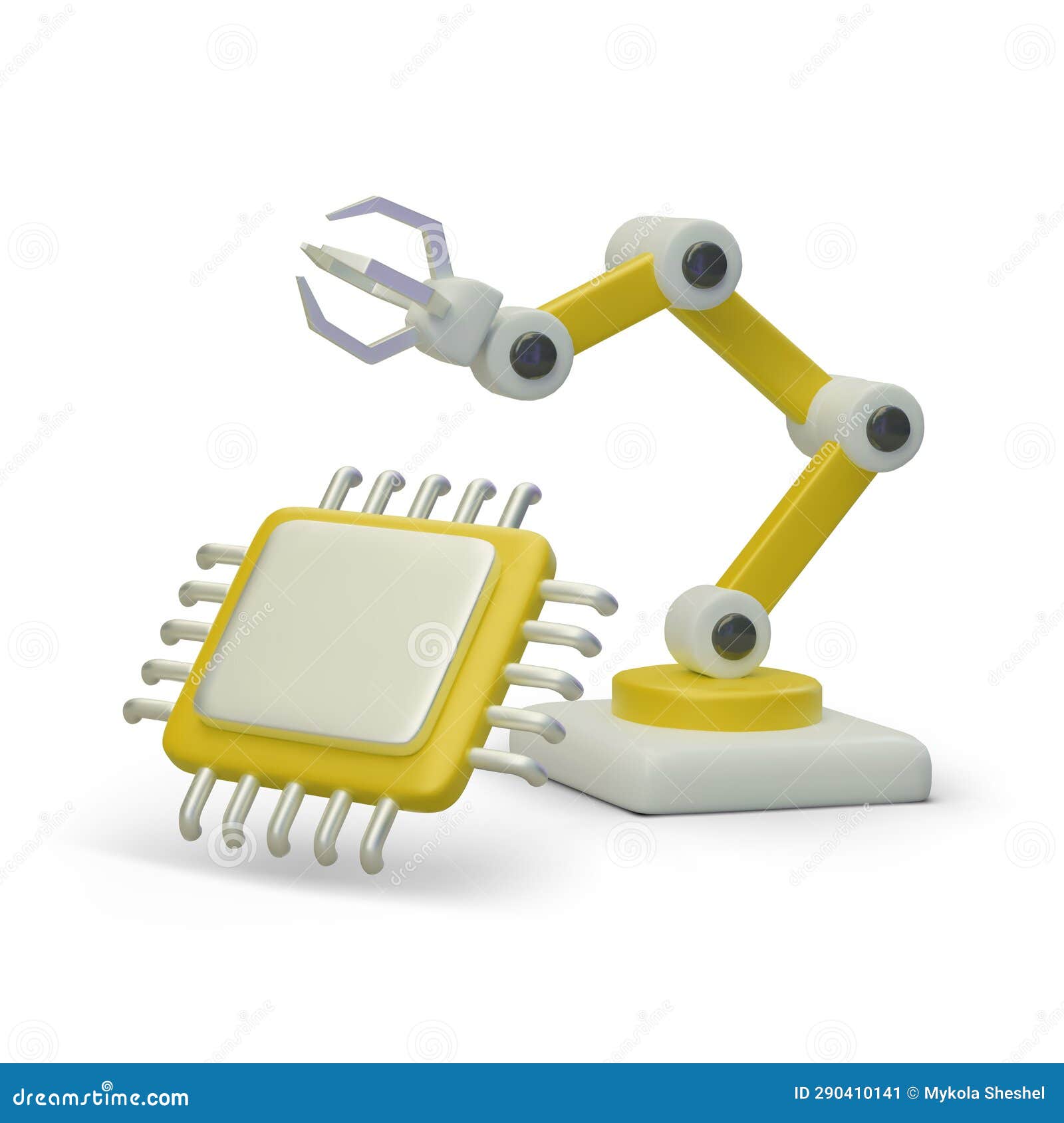 Programmable Hand Manipulator, Main Processor. Robotics, Production ...