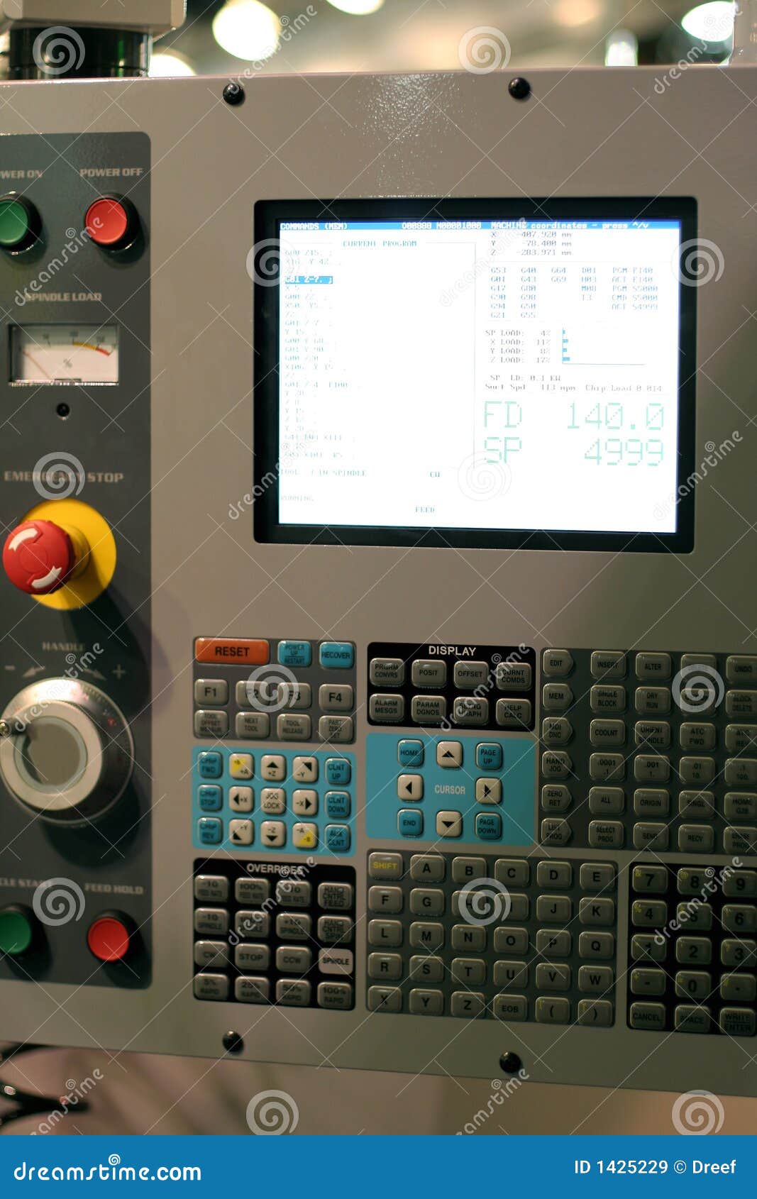 Programmable machine stock image. Image of fabric, mass - 1425229