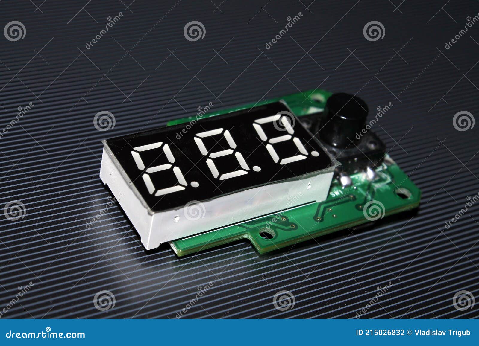 Programmable Microcontroller with Three-character Dial Stock Photo ...
