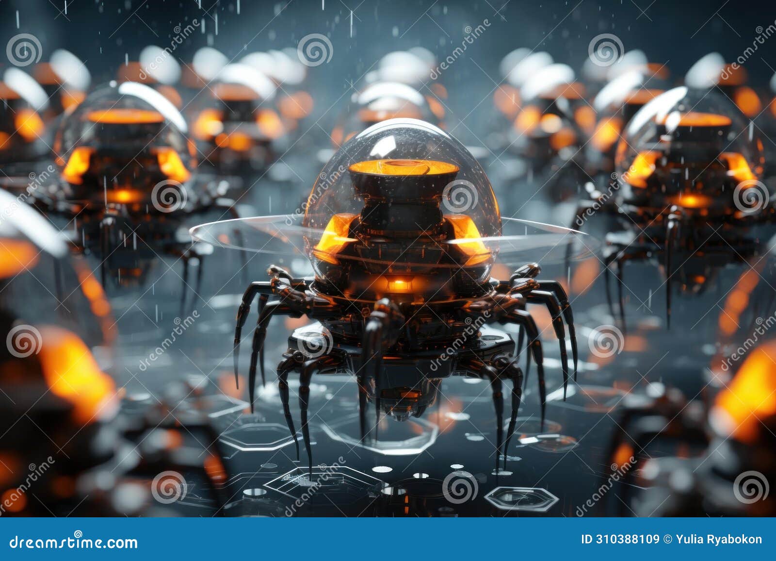 Programmable Nano Bot. Generate Ai Stock Illustration - Illustration of ...