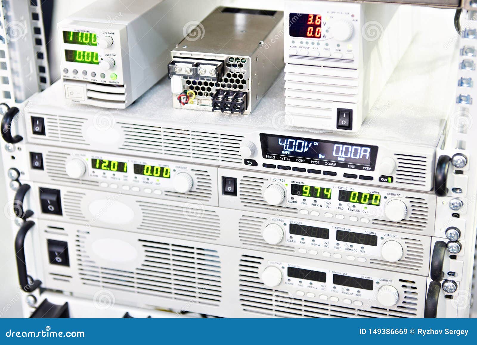 Programmable Power Supplies Stock Image - Image of component, circuit ...