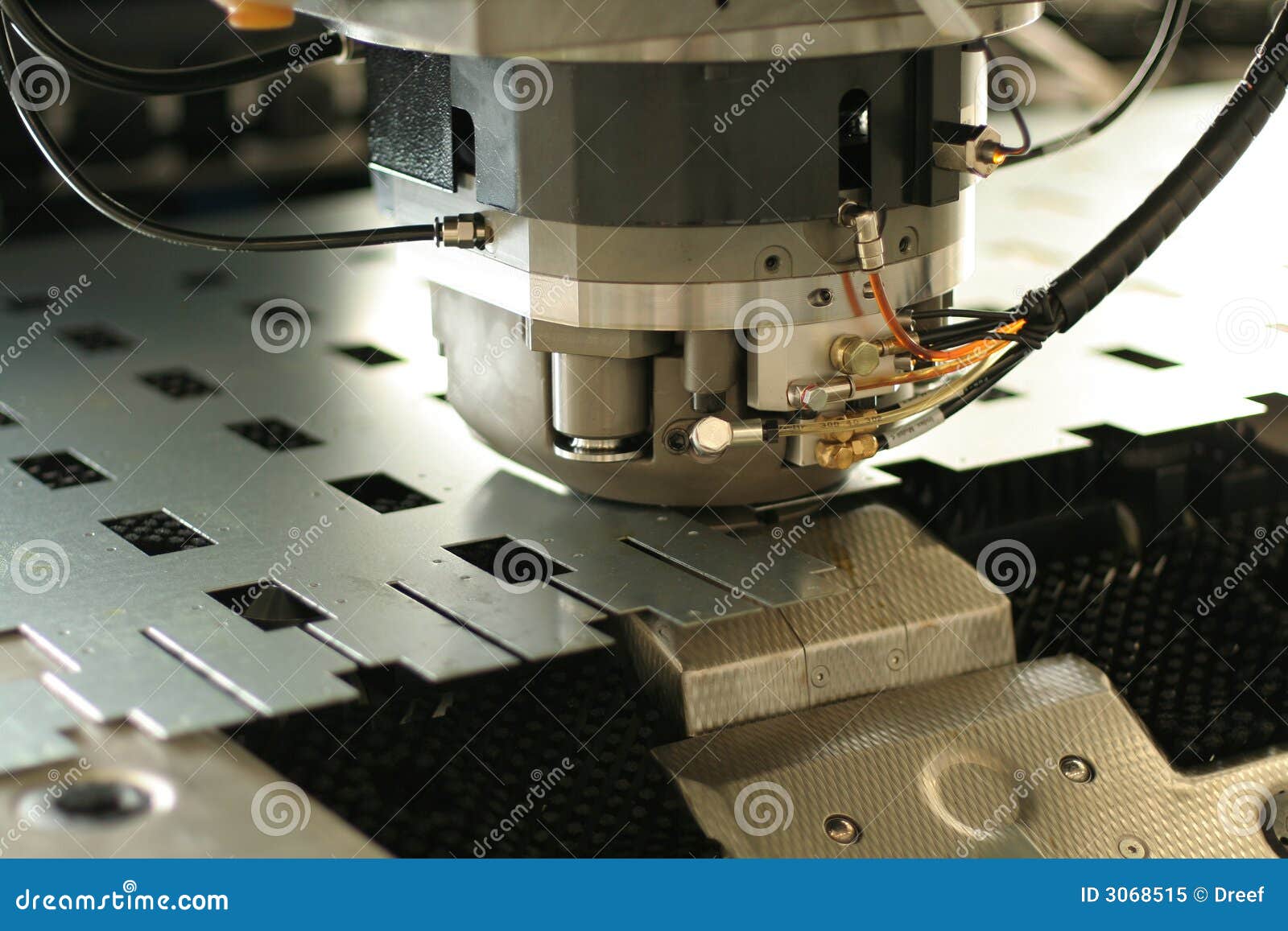 Programmable Punching Machine, Stock Image - Image of machinery, centre ...