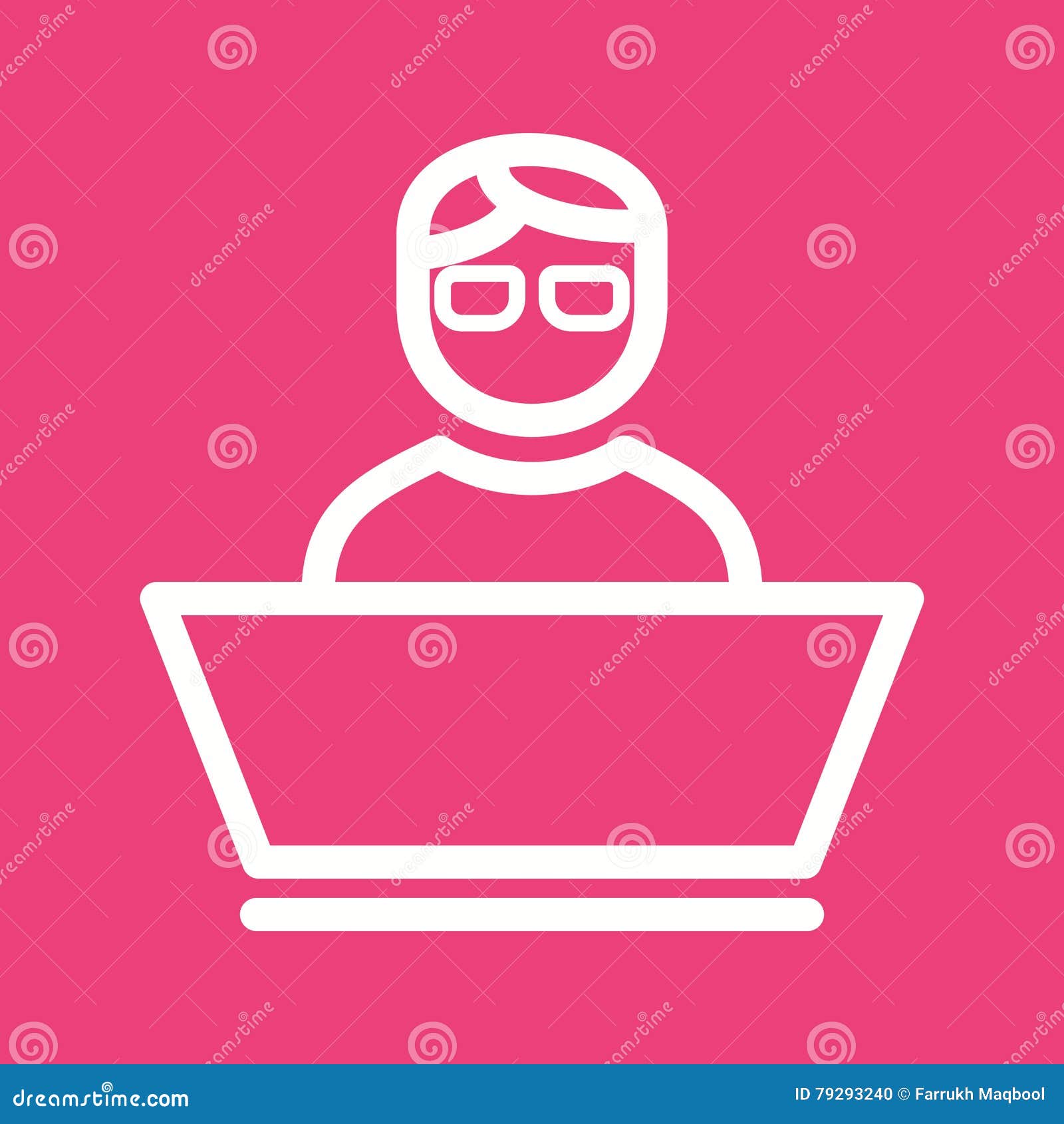 Programmateur de logiciel illustration de vecteur. Illustration du ...