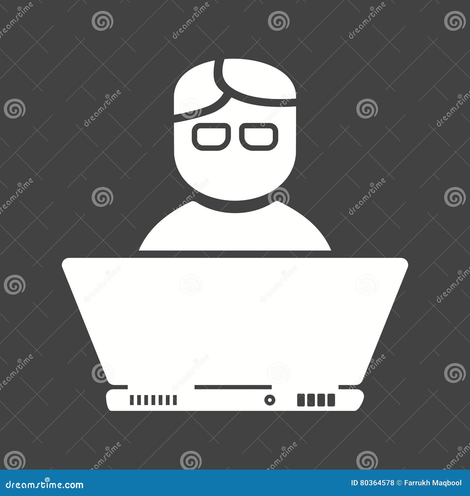 Programmateur de logiciel illustration de vecteur. Illustration du ...