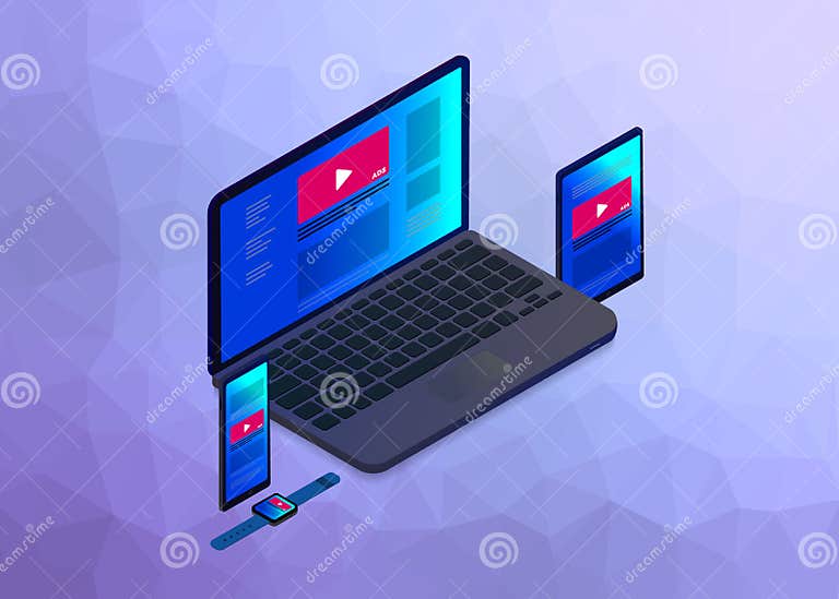 Programmatic Native Advertising and Targeting Marketing. Cross-device ...