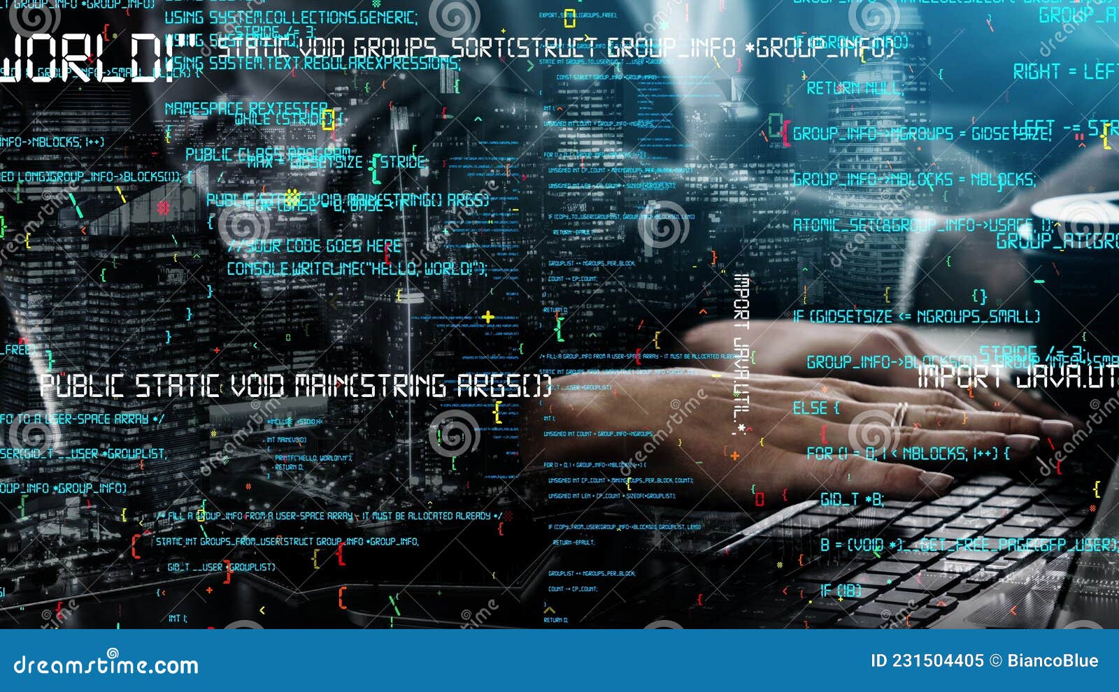 Programmation Conceptuelle Et Codage Des Futurs Logiciels Illustration ...