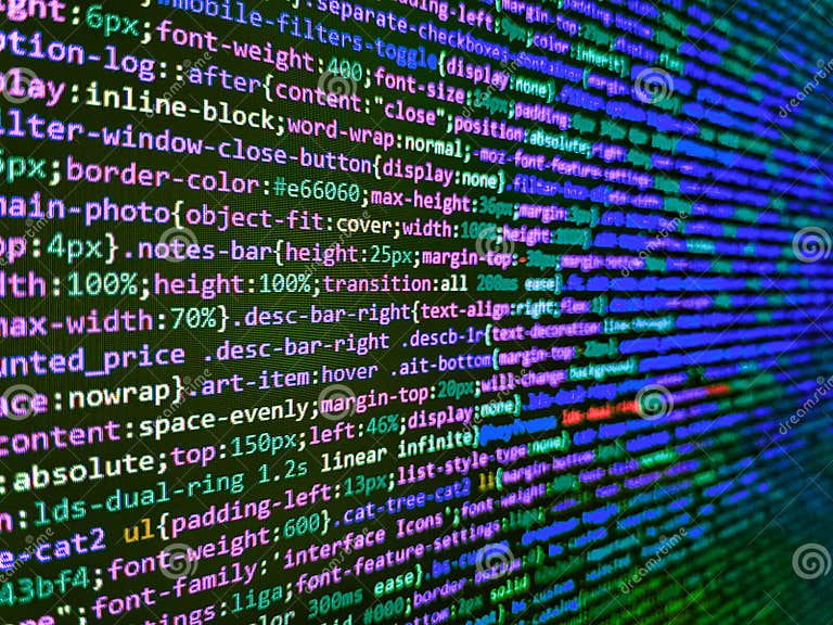 Programmation Web Et Technologie De Support. Code Du Programme Php Html ...