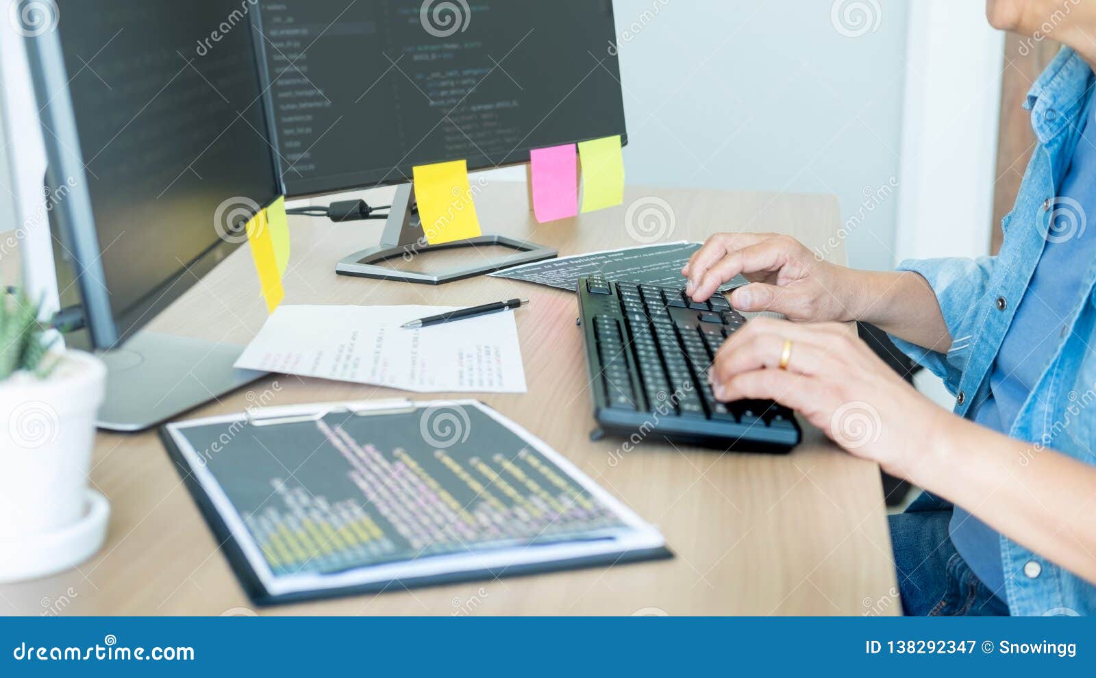 Programmatore Outsource Developer Che Codifica Progettazione Del Sito ...