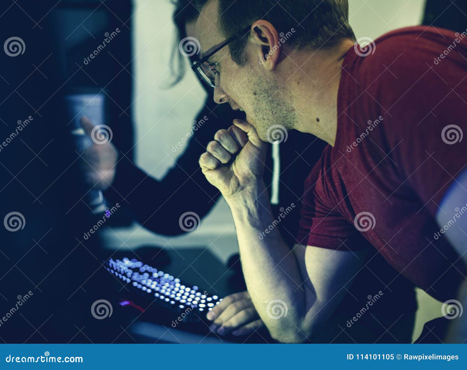 Programmatori Che Lavorano Al Programma Immagine Stock - Immagine di ...