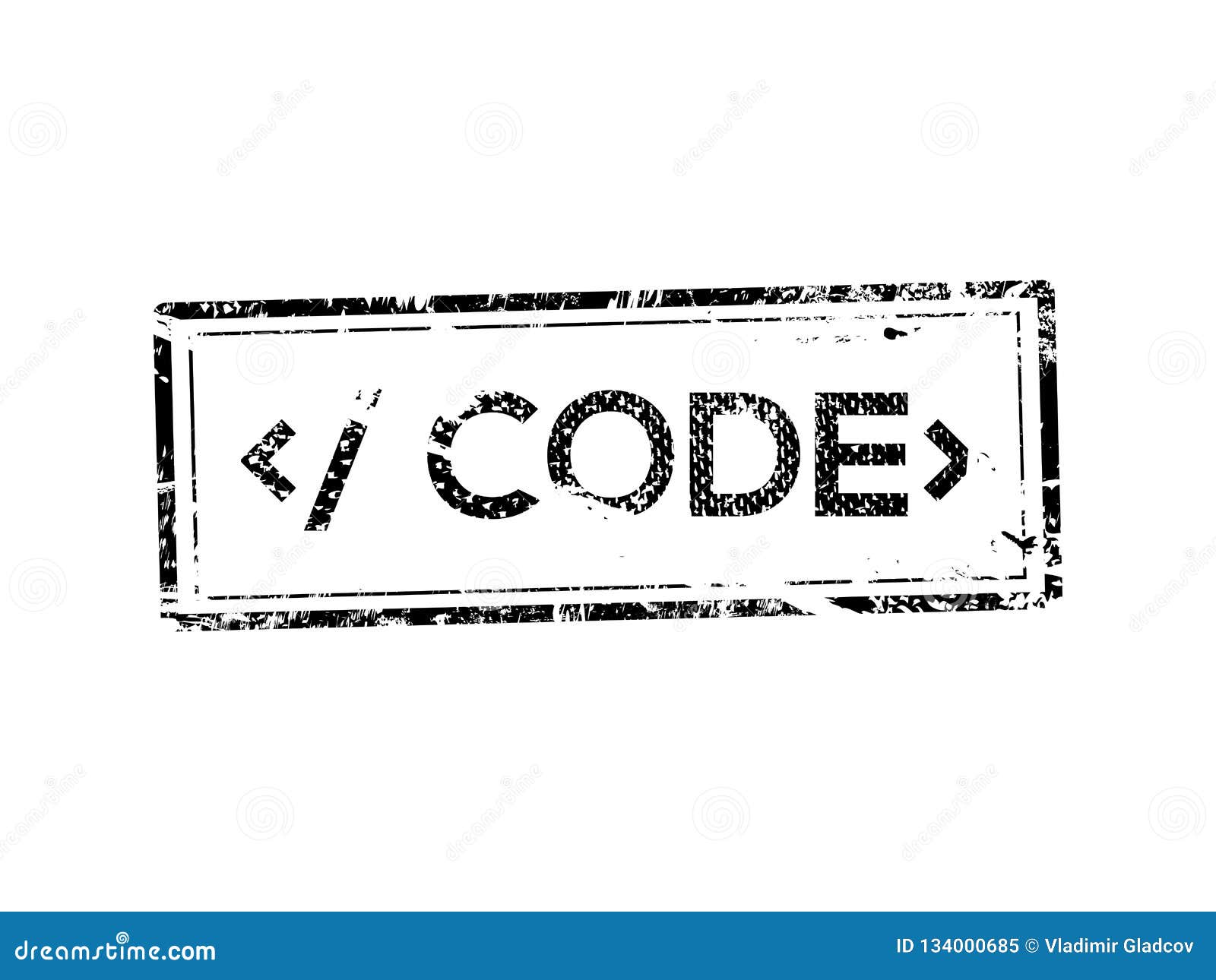 Programmer code stamp stock vector. Illustration of development - 134000685