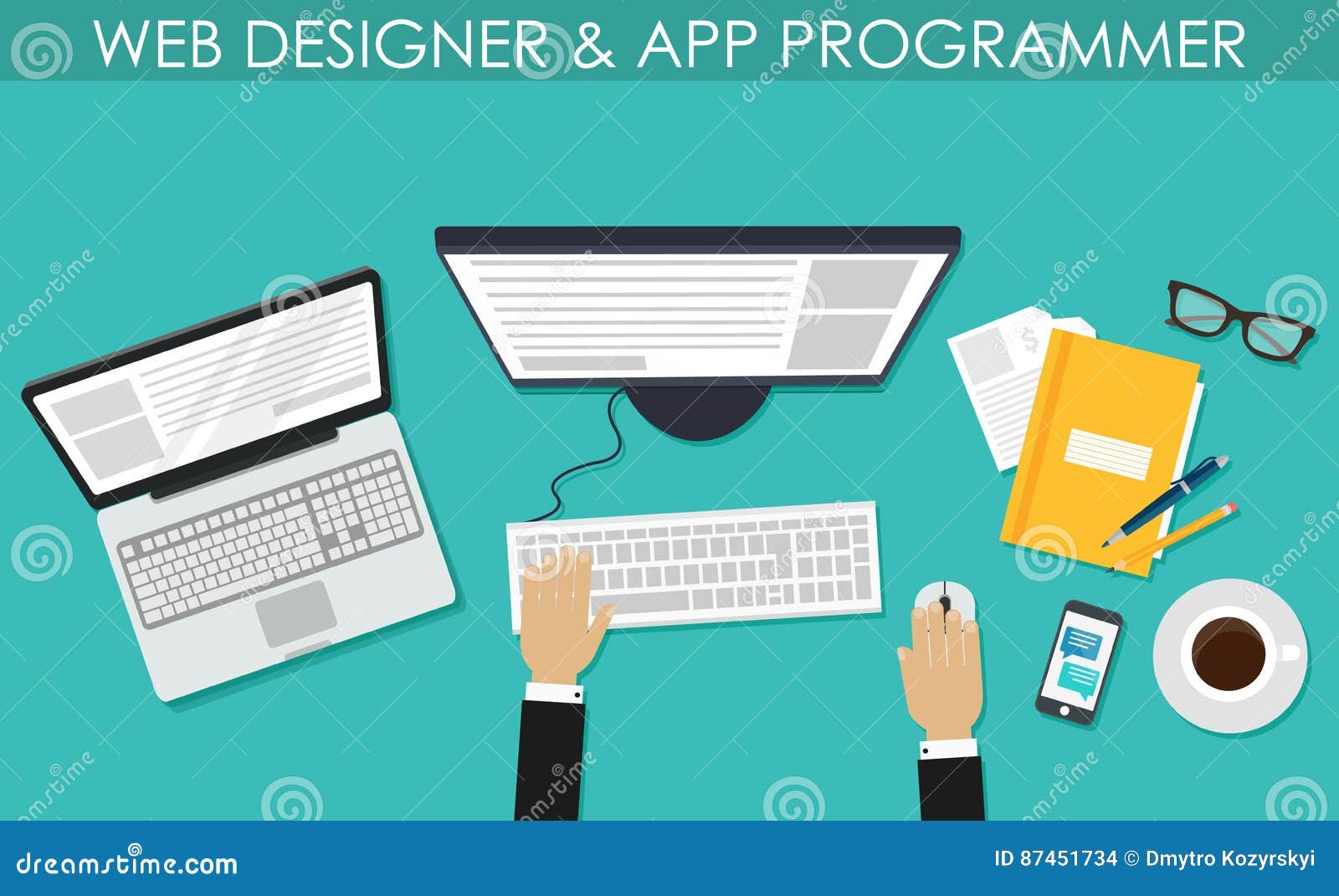 Programmer Coder In The Workplace Sitting At A Computer Software Coding Programming Languages