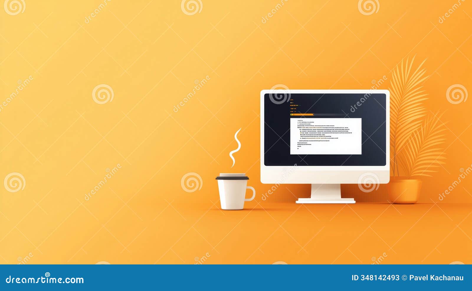 A Programmer Codes at a Desk Stock Image - Image of programming ...