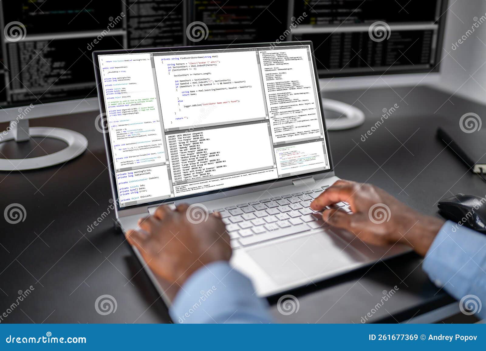 Programmer Coding Classes Web Developer Coder Stock Image Image Of Coder Code 261677369