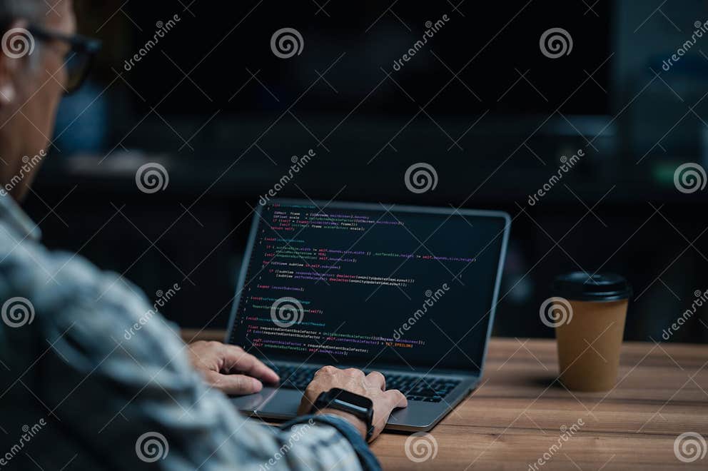 Programmer Coding Compiler Encode Debug And Developer Application 