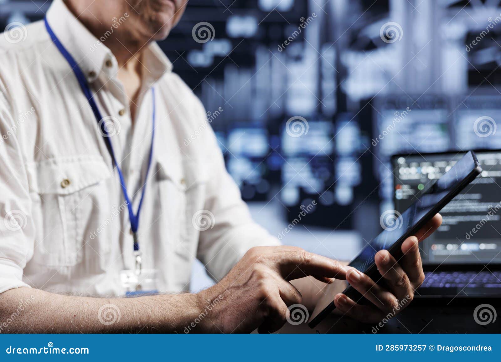 It Programmer Coding In Data Center Stock Image Image Of Server System 285973257