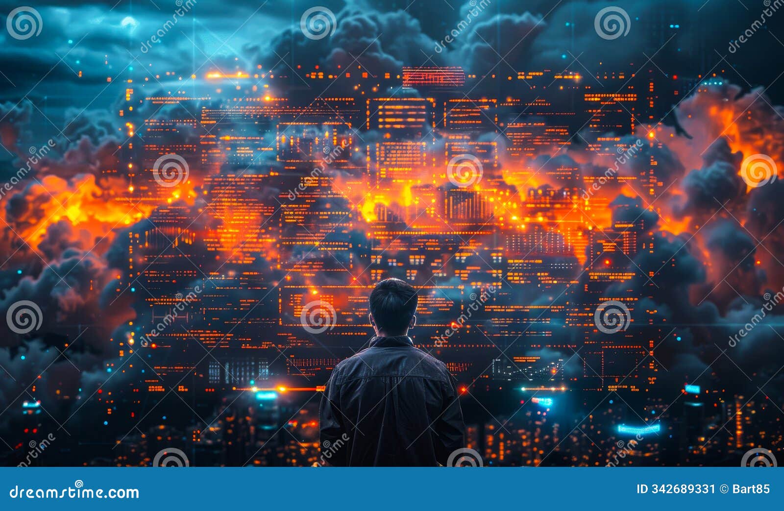 Programmer Coding Data Science AI Cloud Computing Database Management Cyber Security Data ...