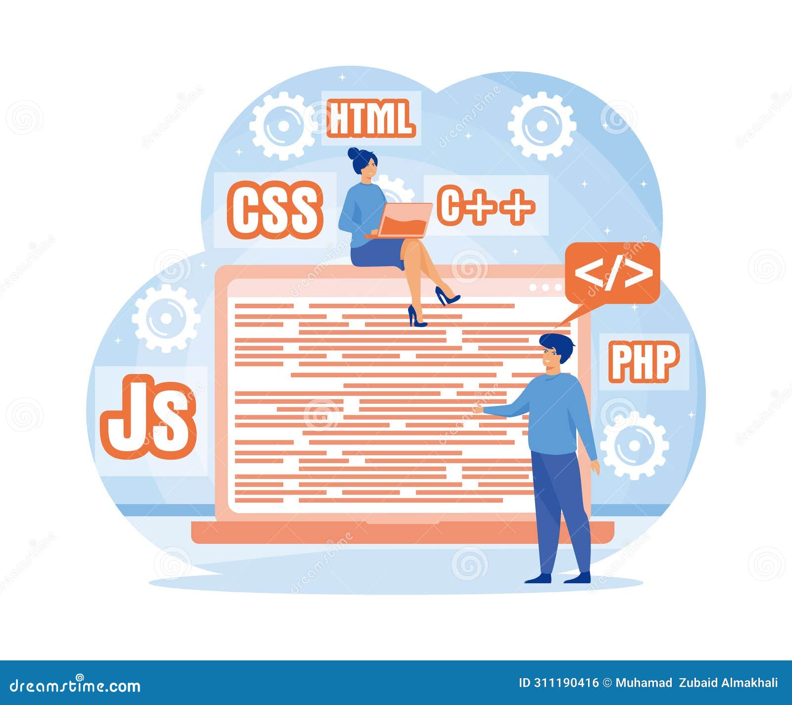 Programmer Or Developer Create Code Programming Language Programming