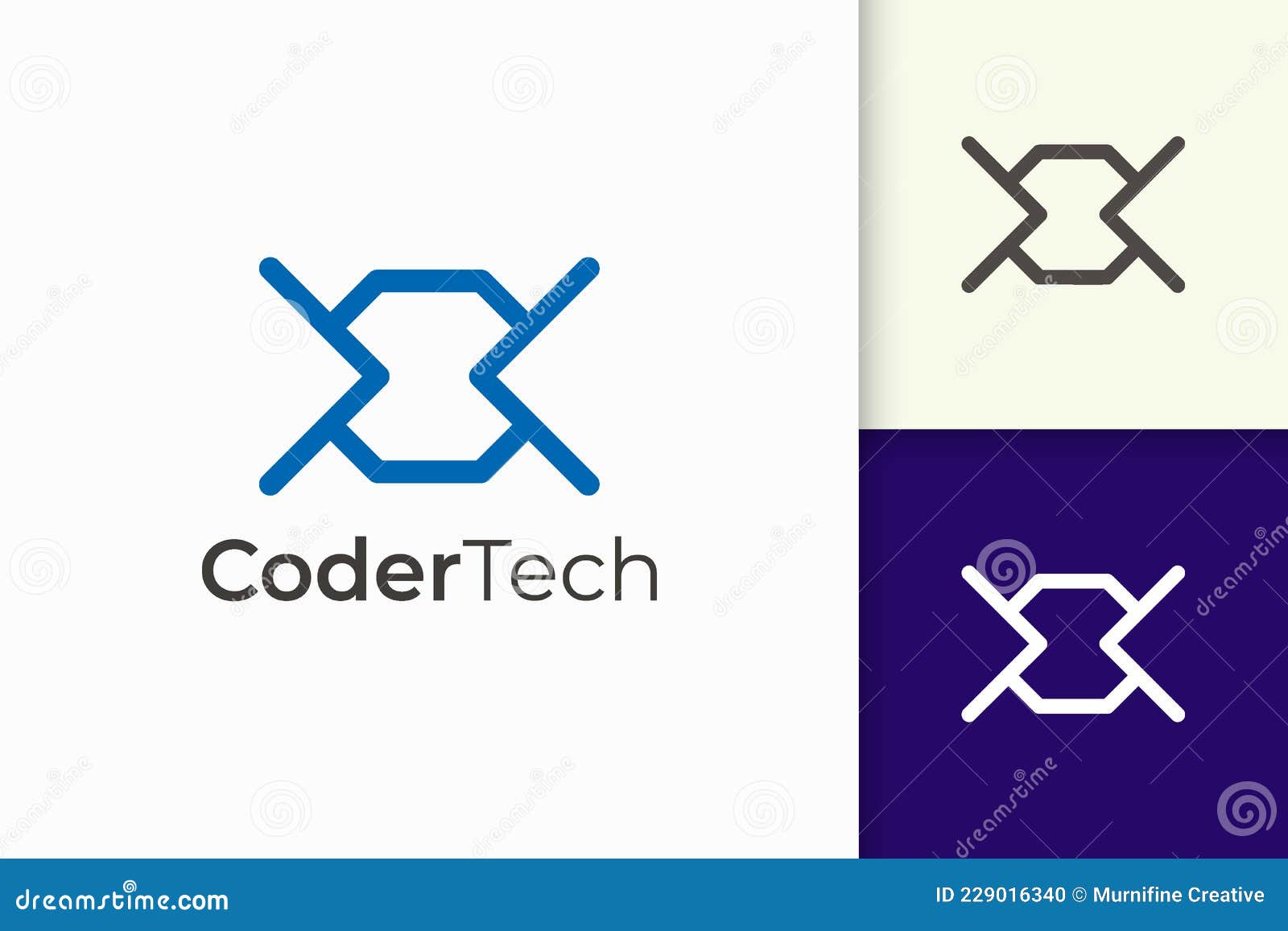Programmer or Developer Logo in Simple and Modern for Tech Company ...