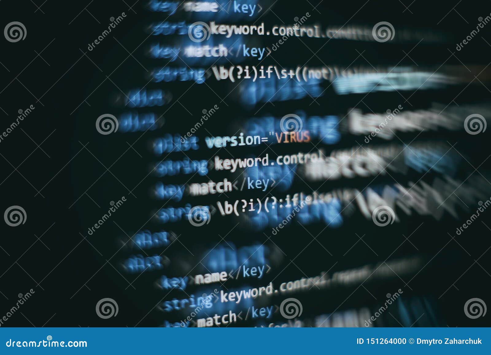 Programmer Developer Screen Web App Coding Script On Computer Modern Display Of Data Source