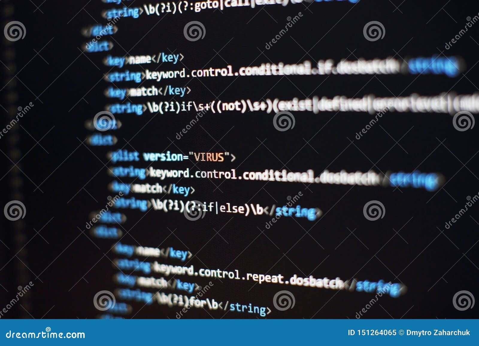 Programmer Developer Screen Web App Coding Script On Computer Modern Display Of Data Source