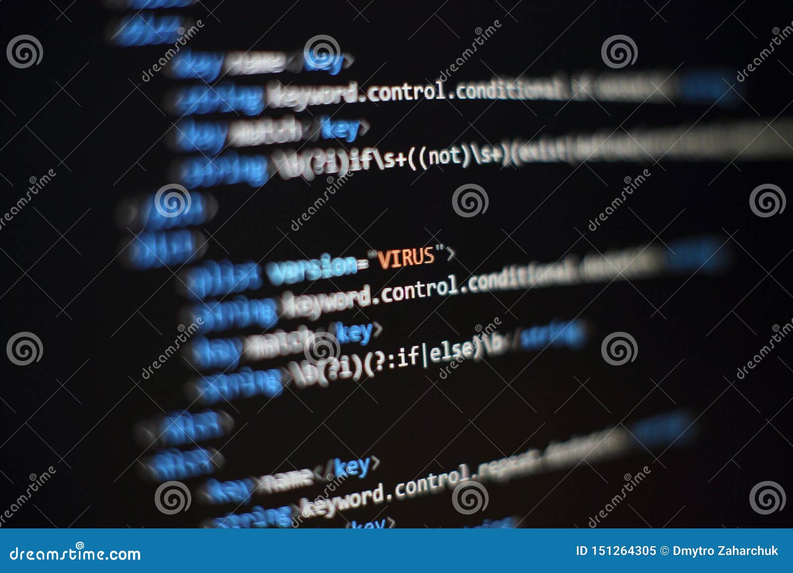 Programmer Developer Screen Web App Coding Script On Computer Modern Display Of Data Source