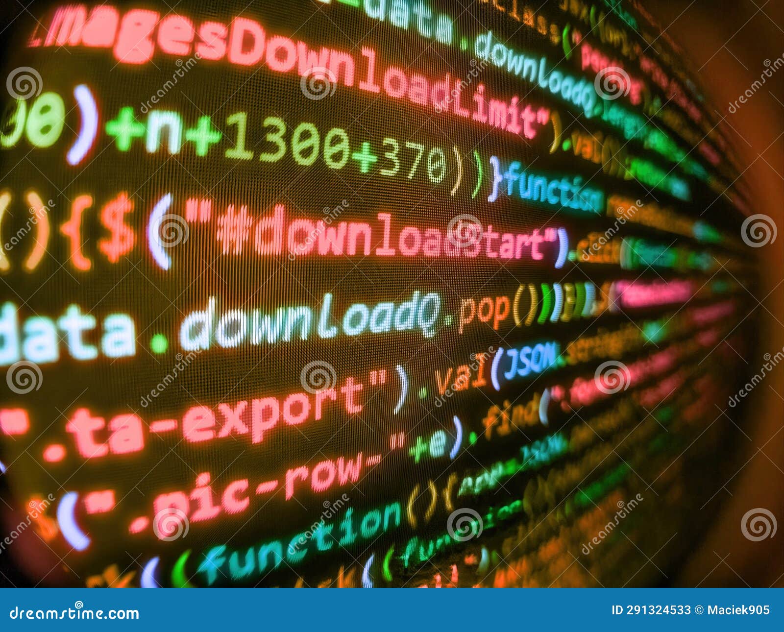 Programmer Developer Screen Web App Coding Software Development