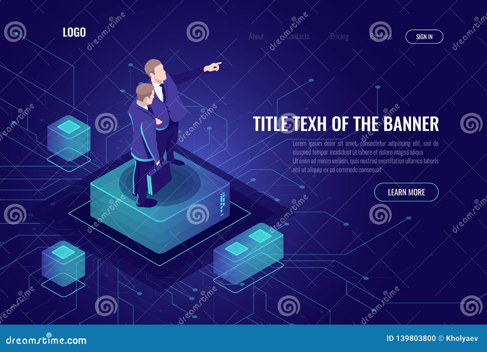 Programmer Engineer Concept, Two Men Consulting Together, Solving ...