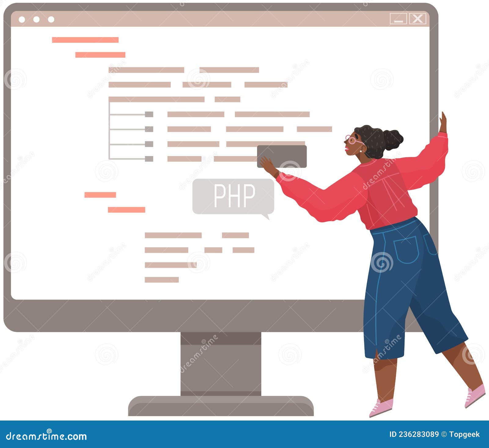 Programmer Engineering and Coding. Set of Programmers Working on Web ...